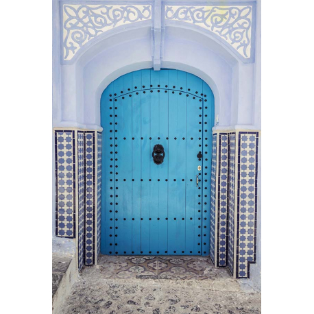 tableau porte grise, portes marocaines, decoration orientale ...